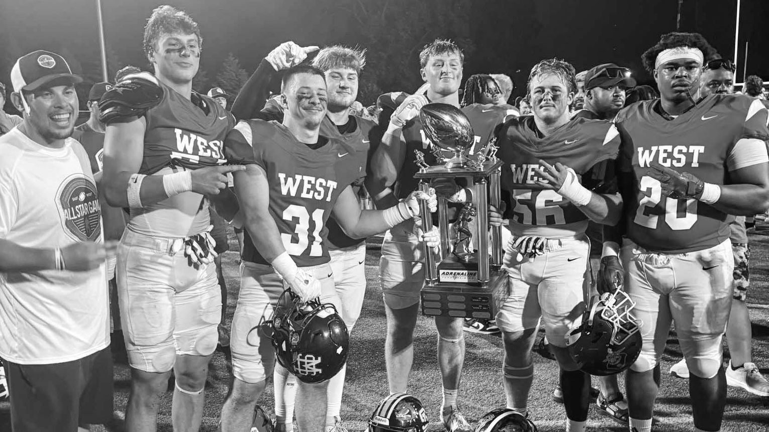 Allen plays in football all-star game