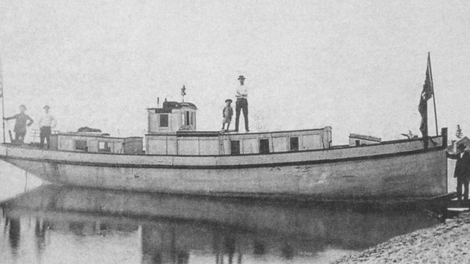 Boats brought goods, people
