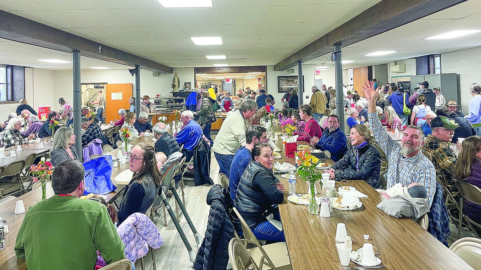 Holy Rosary kicks off first fish-fry of Lent