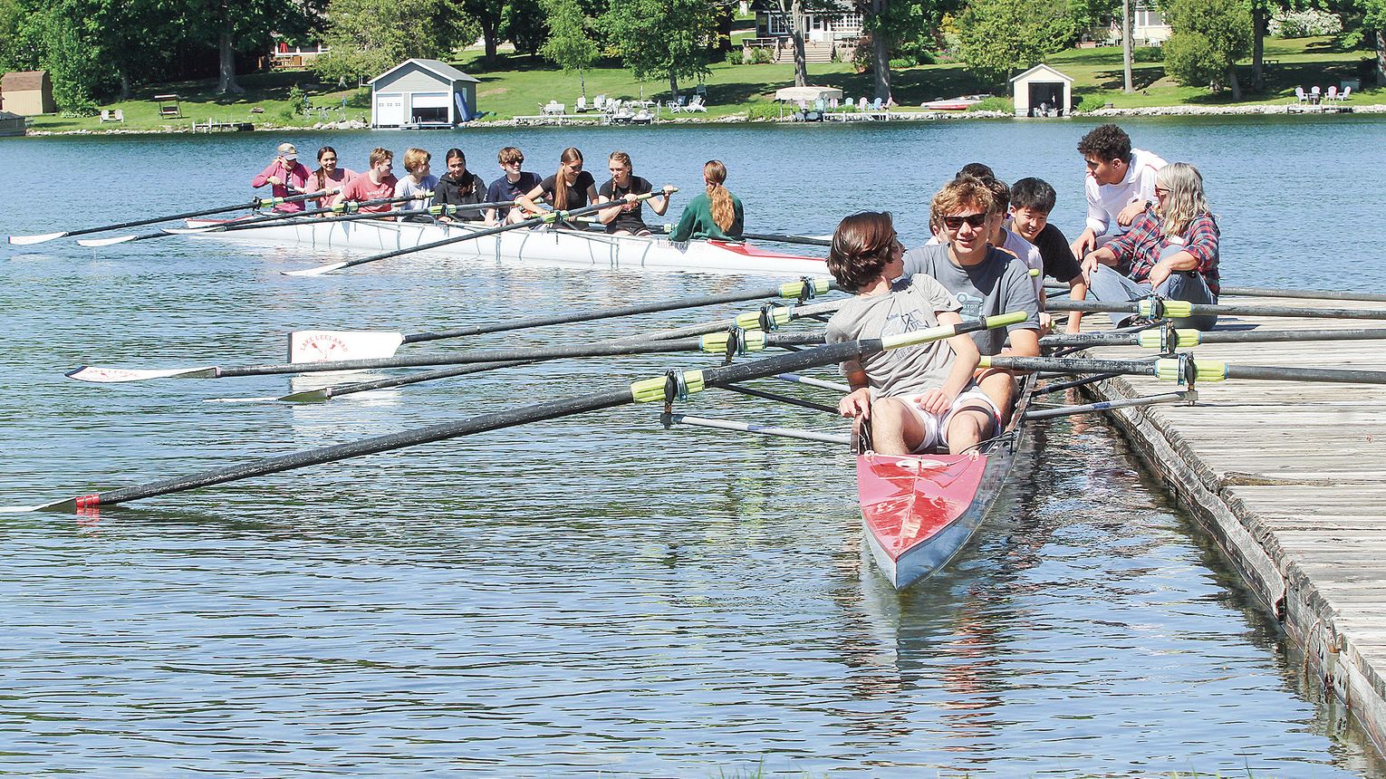 Leland Public School students got a lesson in rowing with the Lake ...