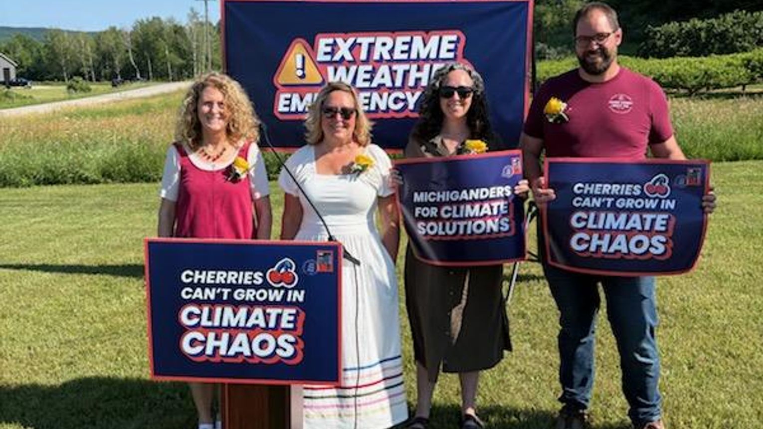 Local cherry farmers speak about extreme weather