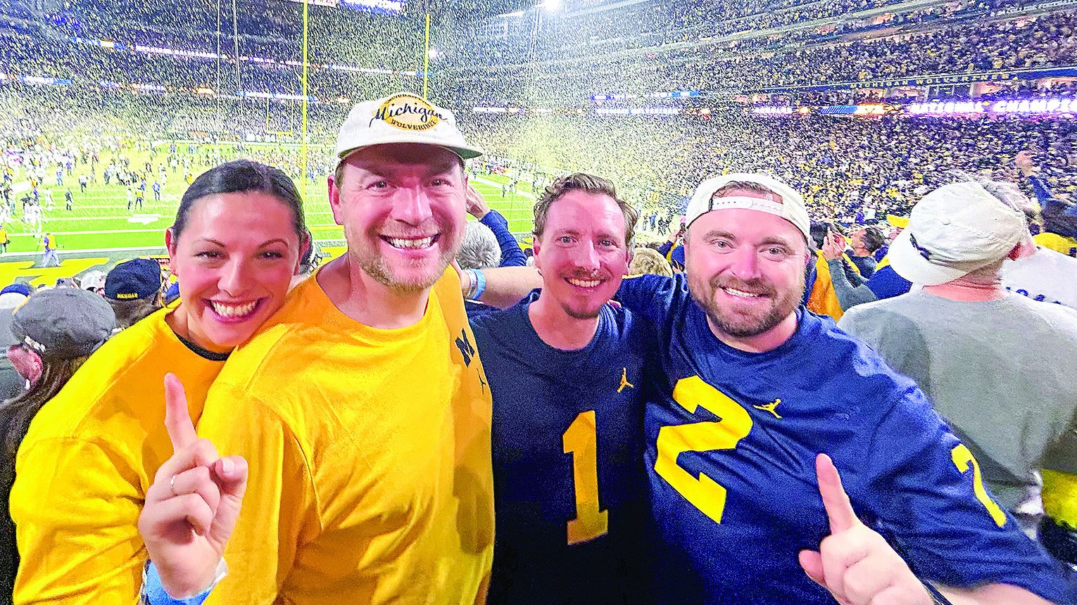 Suttmanns head to Houston for Michigan game