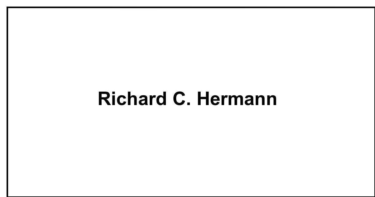 Obituary: Richard C. Hermann